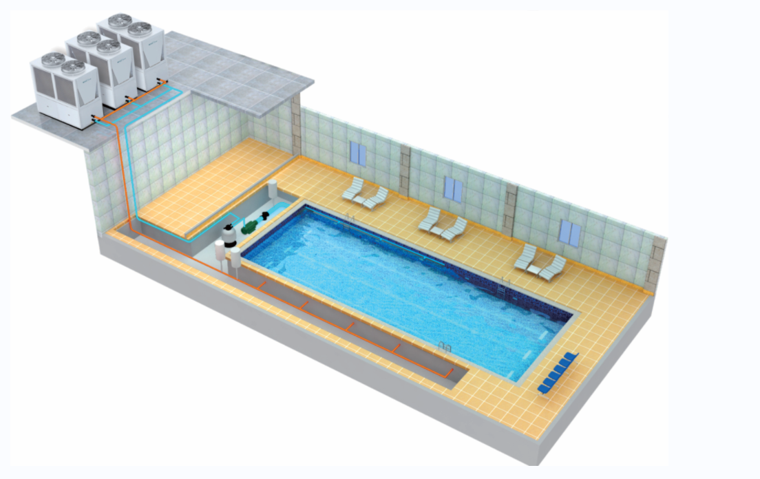 High Efficient Full Inverter Commercial Air Source Swimming Pool Heat ...